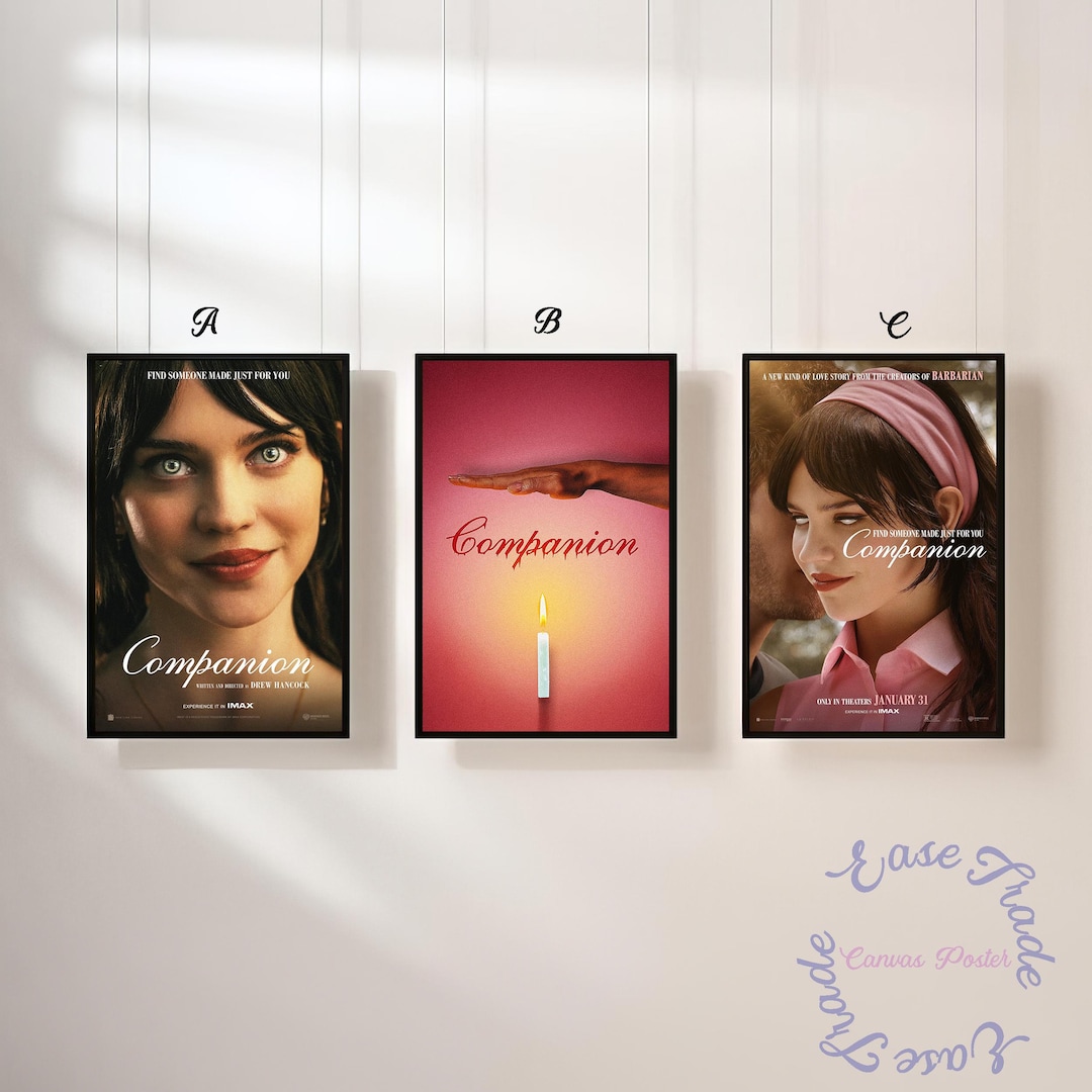 Companion Movie Poster/ Room Decor/ Wall Art/ Modern Vintage/ Retro ...