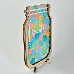 Smiley Face Reward Jar, Colorful Classroom Decor, Back to School Gift ...