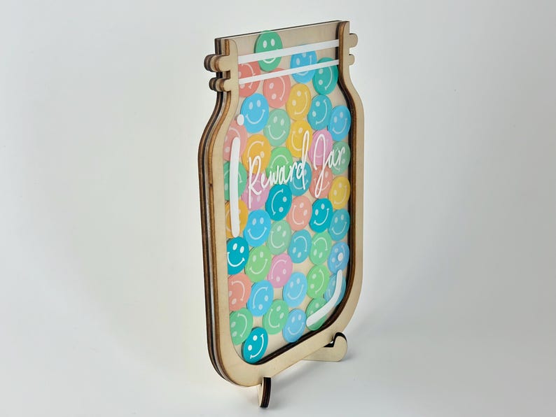 Smiley Face Reward Jar, DIY Reward Jar, Classroom Decor, Back to School ...