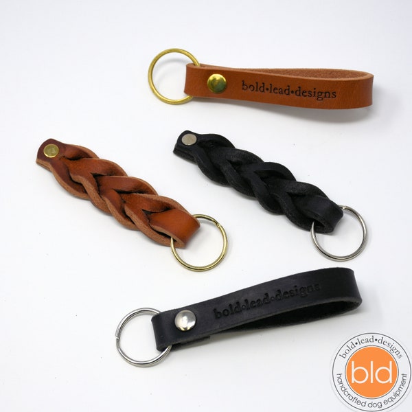 Leather Key Fobs - Etsy