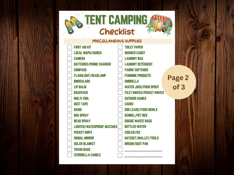 Tent Camping Essentials Checklist tent Camping Essentials Camping Gear ...