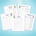Printable Student Planner Set With Quirky Cat Design - 4 Sizes Included ...