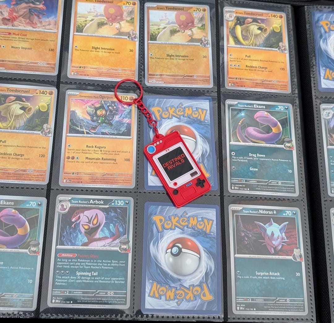 Pokedex NFC Collection Keyring - Pokemon TCG Digital Binder - Etsy