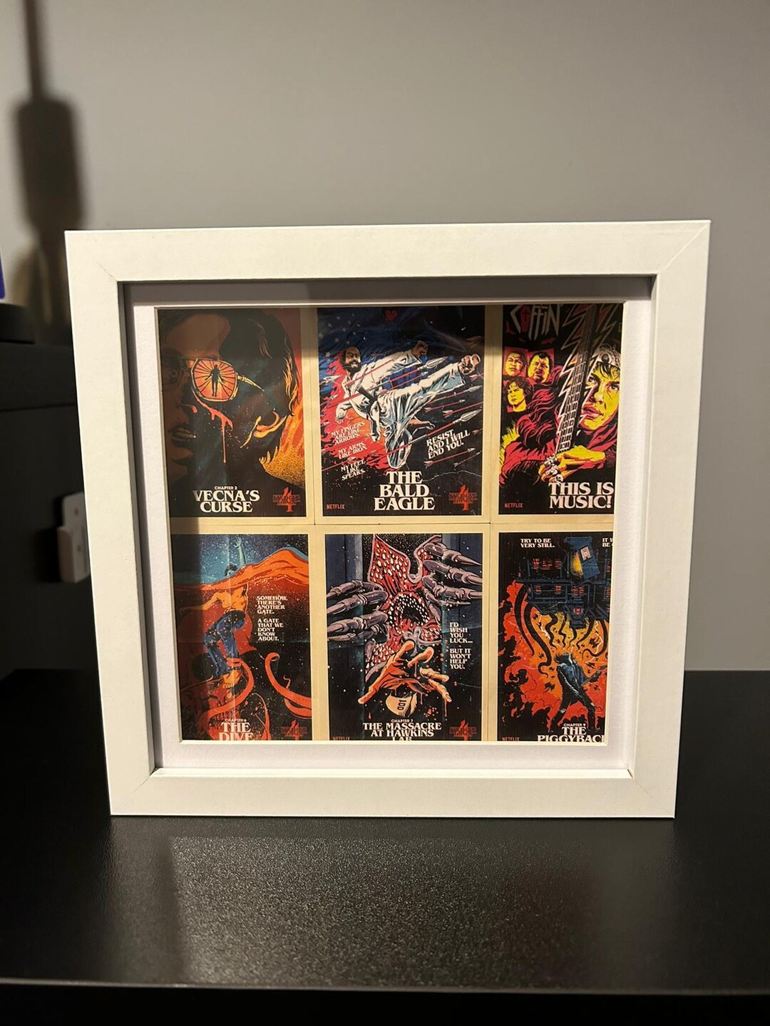 Custom Shadow Box Frame Stranger Things 18x18cm - Etsy UK