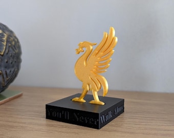 Liverbird Desk Display “you’ll Never Walk Alone” – Liverpool Supporter ...
