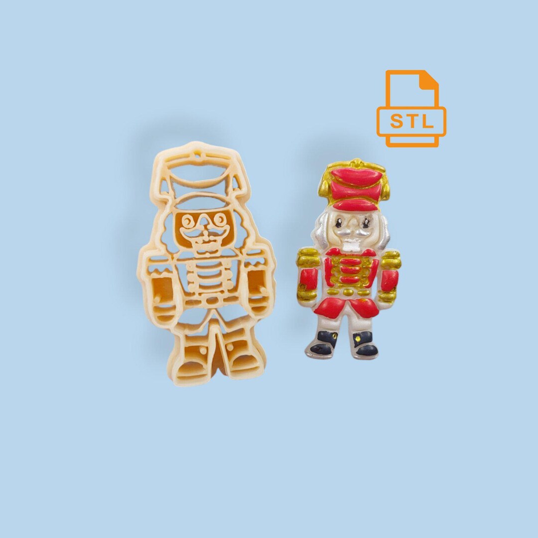 Nutcracker Clay Cutter STL, Clay Cutter STL 3 Sizes, Clay Cutter Stl ...