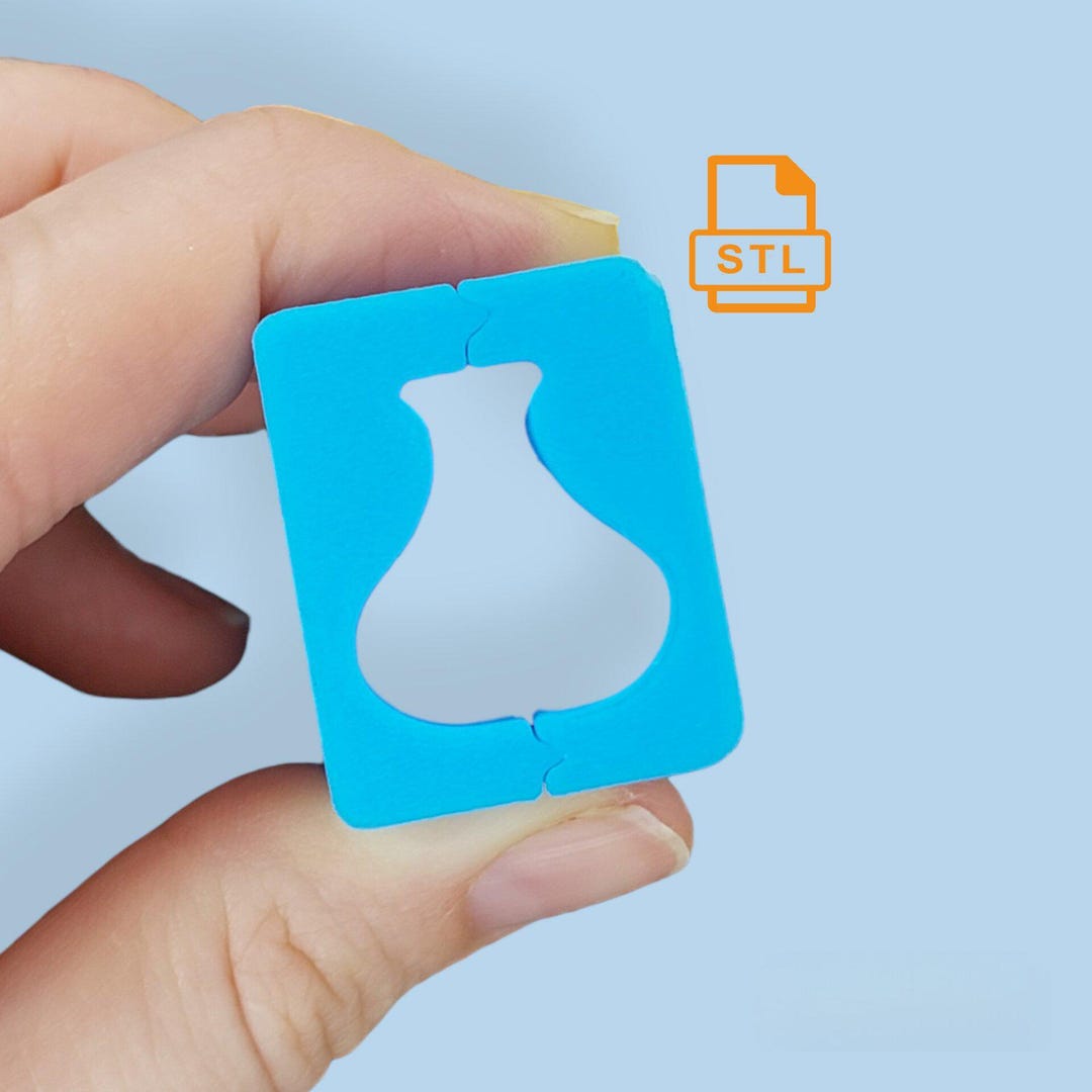 Vasa Bead Roller for Polymer Clay STL, Pot Bead Roller STL 3sizes ...