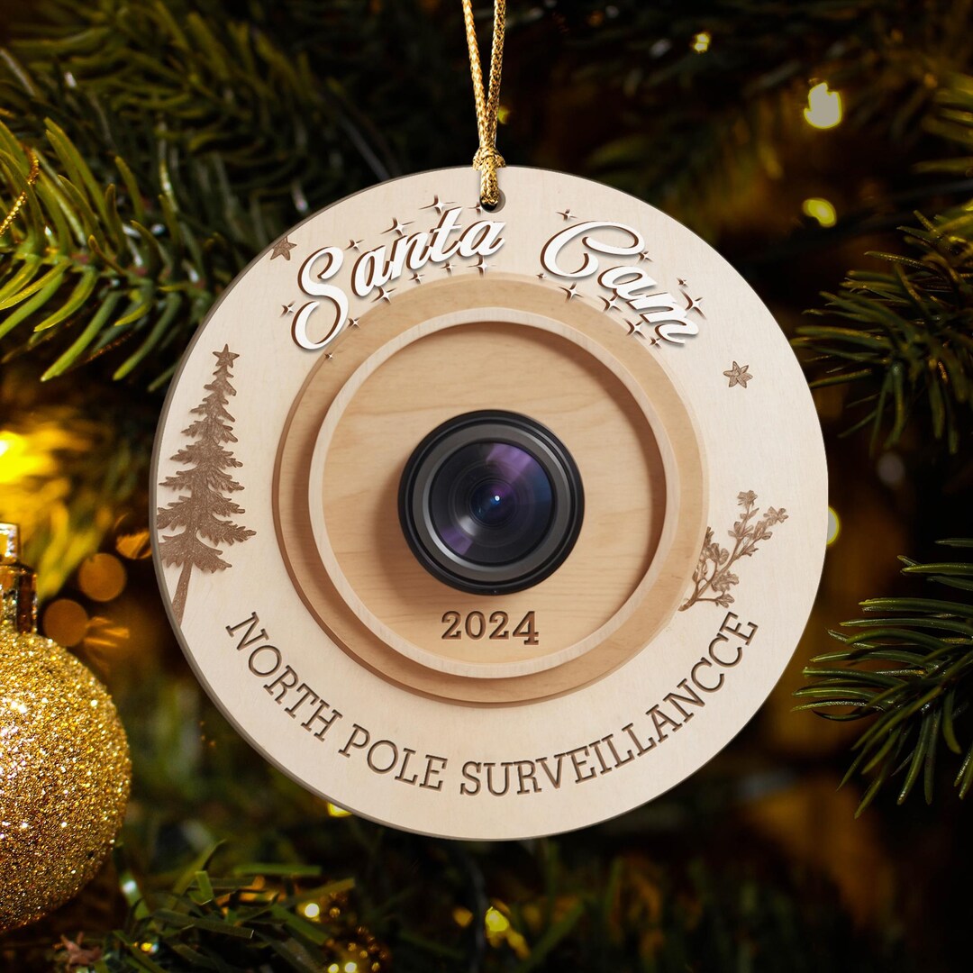 Surveillance Set: Santa Cam, Elf Watch, Christmas Cam, Ornament With ...