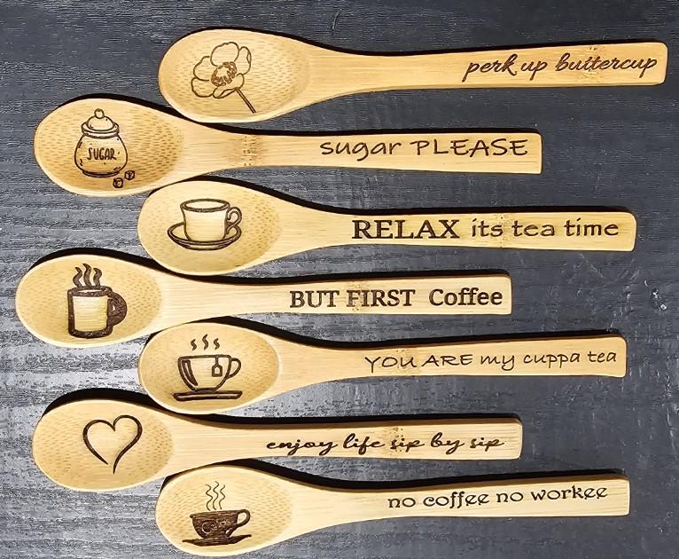 Coffee/tea Spoons. Honey Spoons. Personalized - Etsy
