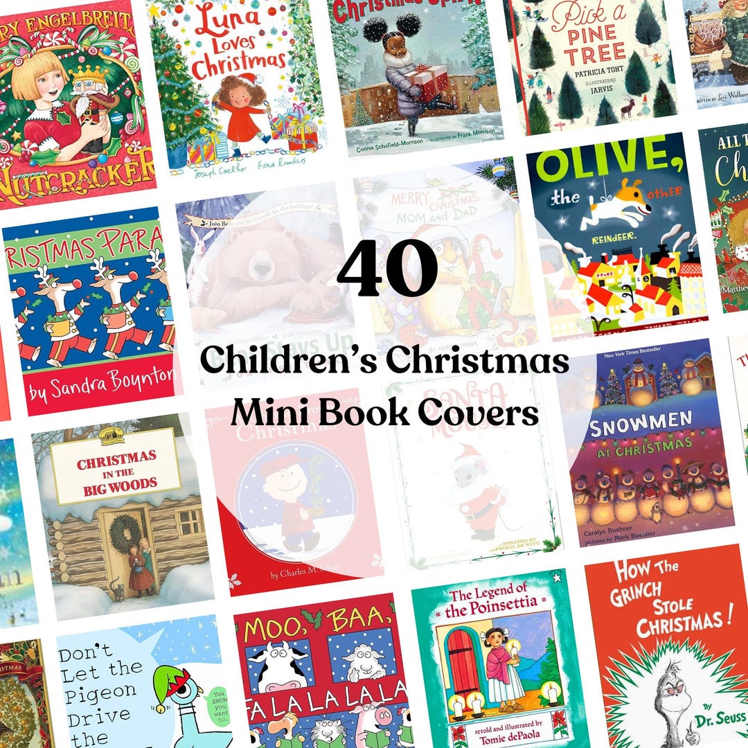 Printable Dollhouse Christmas Books Children's Christmas Mini Book ...