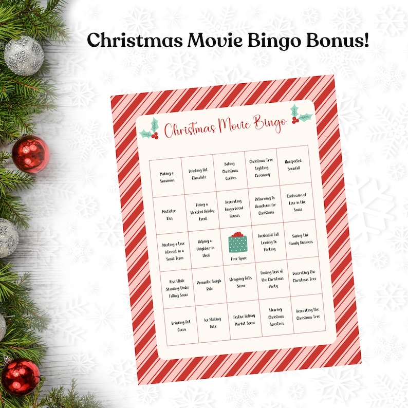 Ultimate Christmas Movie Checklist Bundle | Hallmark, Netflix, Lifetime ...