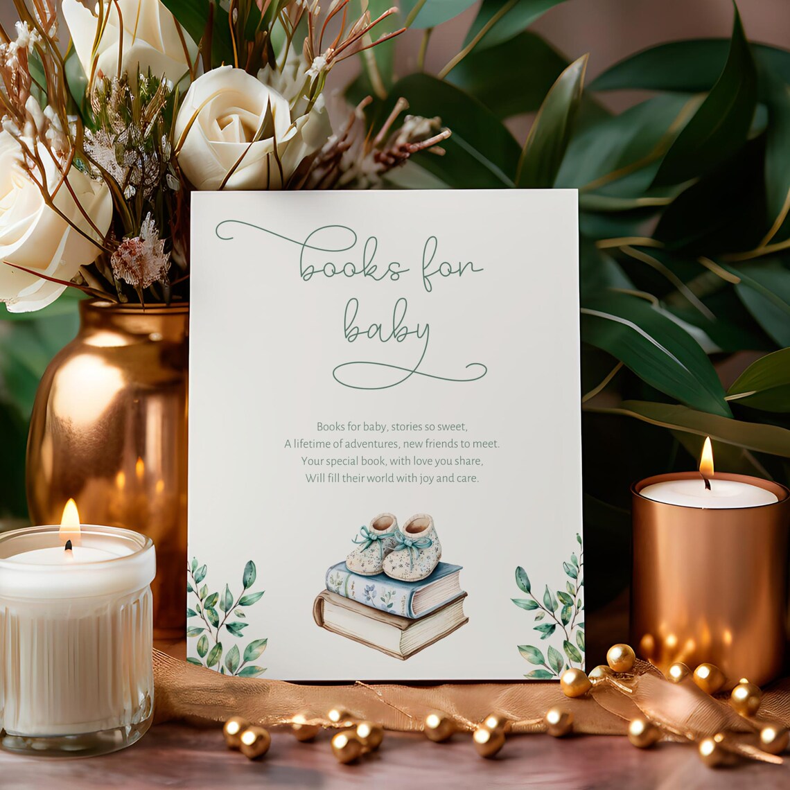 EDITABLE A New Chapter Books for Baby Sign Gender Neutral Storybook ...