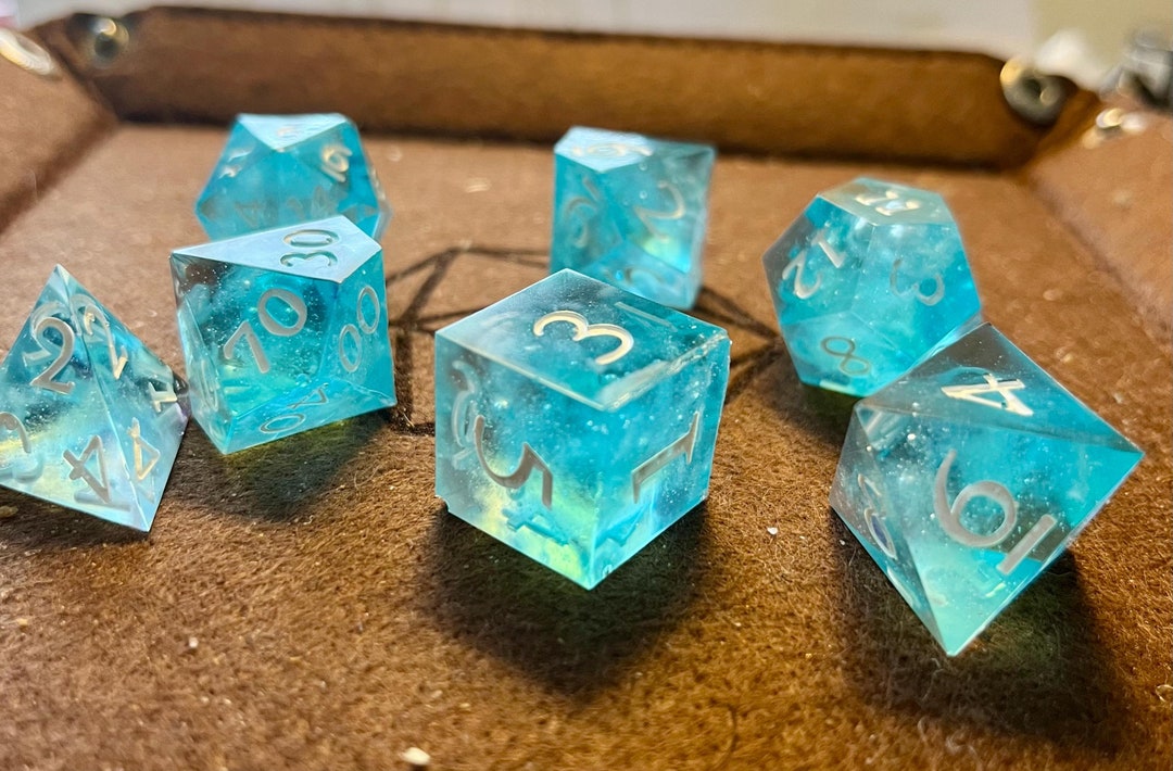 Ice Dice, Dnd Dice Sets, 20 Sided Dice, High Quality Made to Order Dice ...