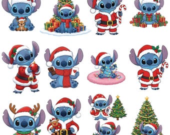 Christmas Stitch PNG, Christmas Stitch Design Png, Transparent Stitch ...