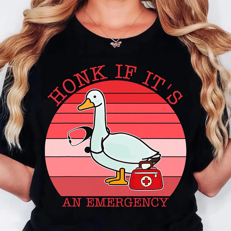 Funny Nurse Goose PNG Bundle, Honk If It’s an Emergency PNG, Medical ...