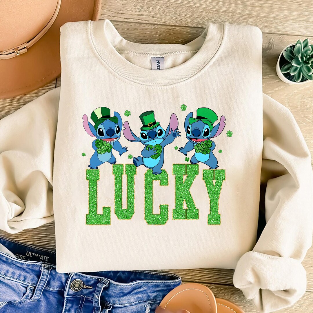 Lucky Stitch Png, Stitch Sublimation Designs, Stitch Coquette Bow St ...