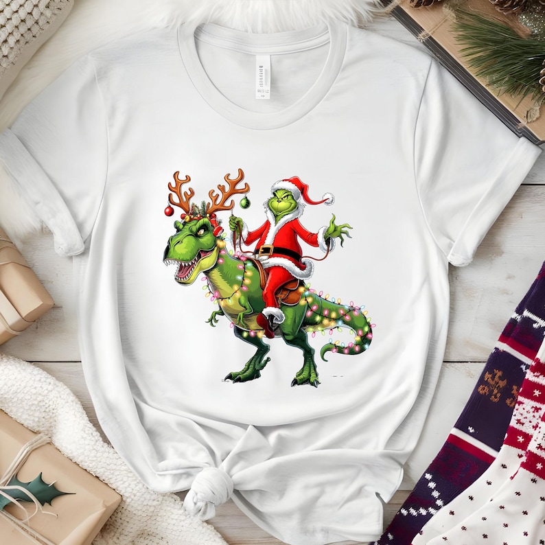 Christmas Green Guy Dinosaurs Png, Mean Guy Png, Christmas Dinosaurs ...