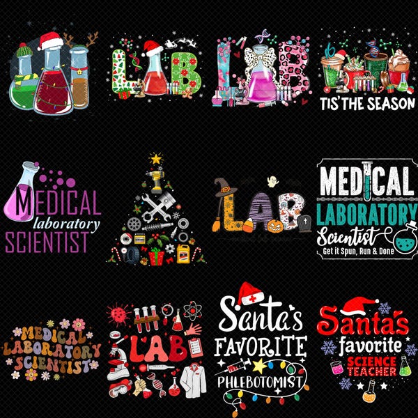 Christmas Lab Scientist - Etsy