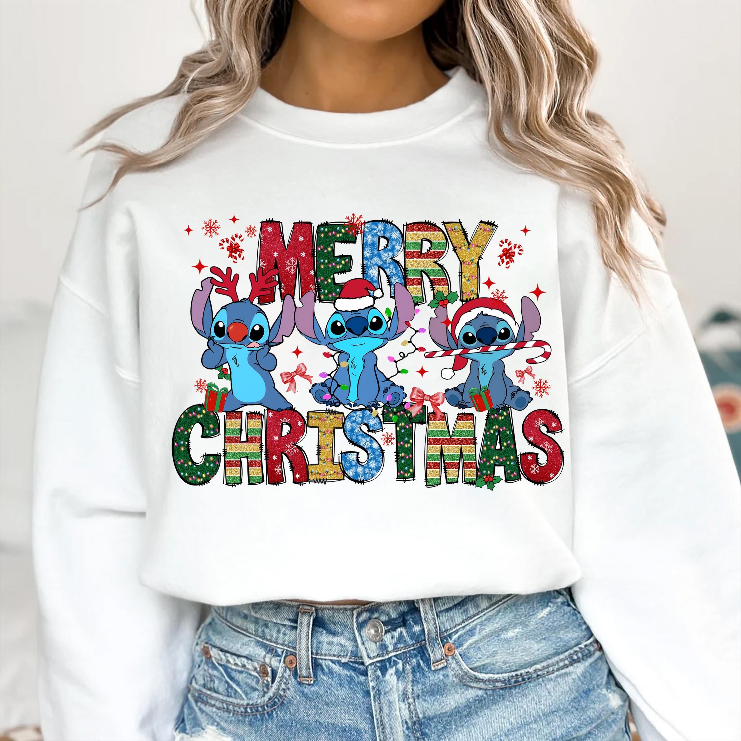 Merry Christmas Stitch PNG, Lilo and Stitch Christmas Png, Stitchmas ...