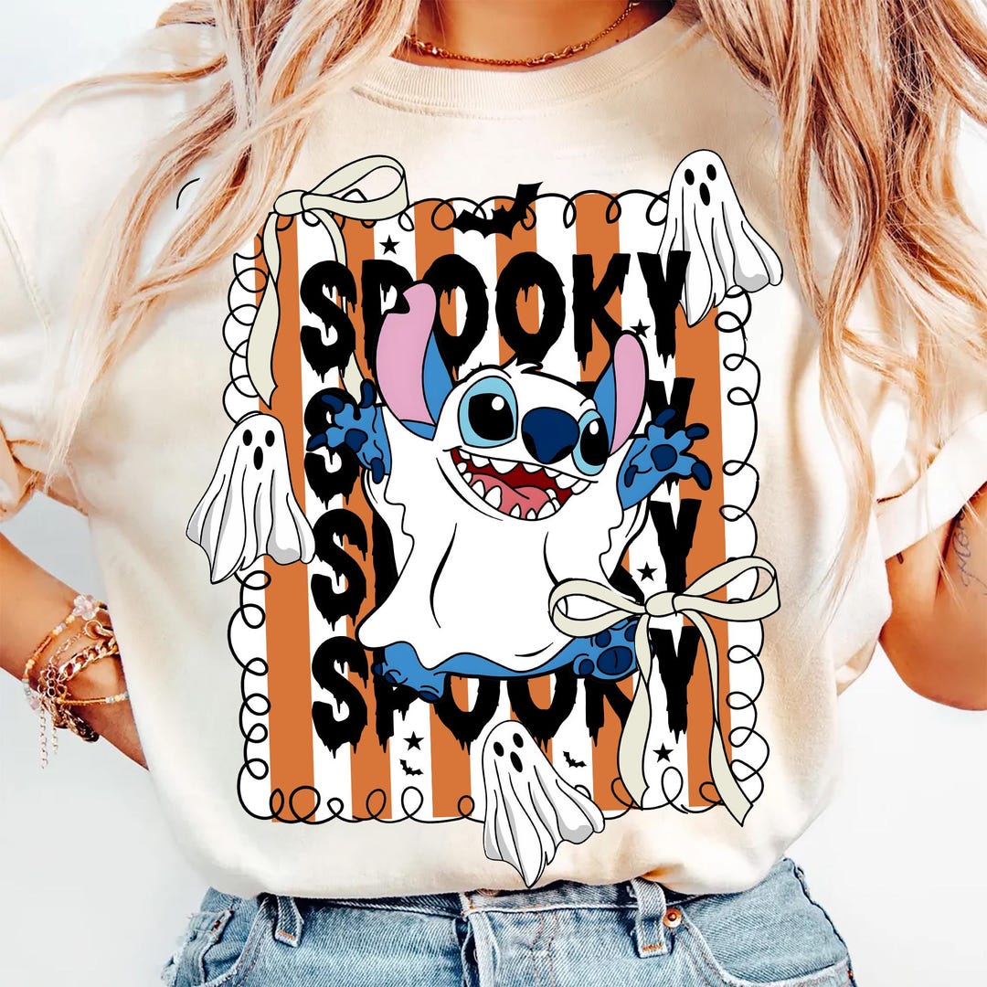 Drip Halloween Stitch Png, Retro Halloween Spooky Coquette Png, Stitch ...
