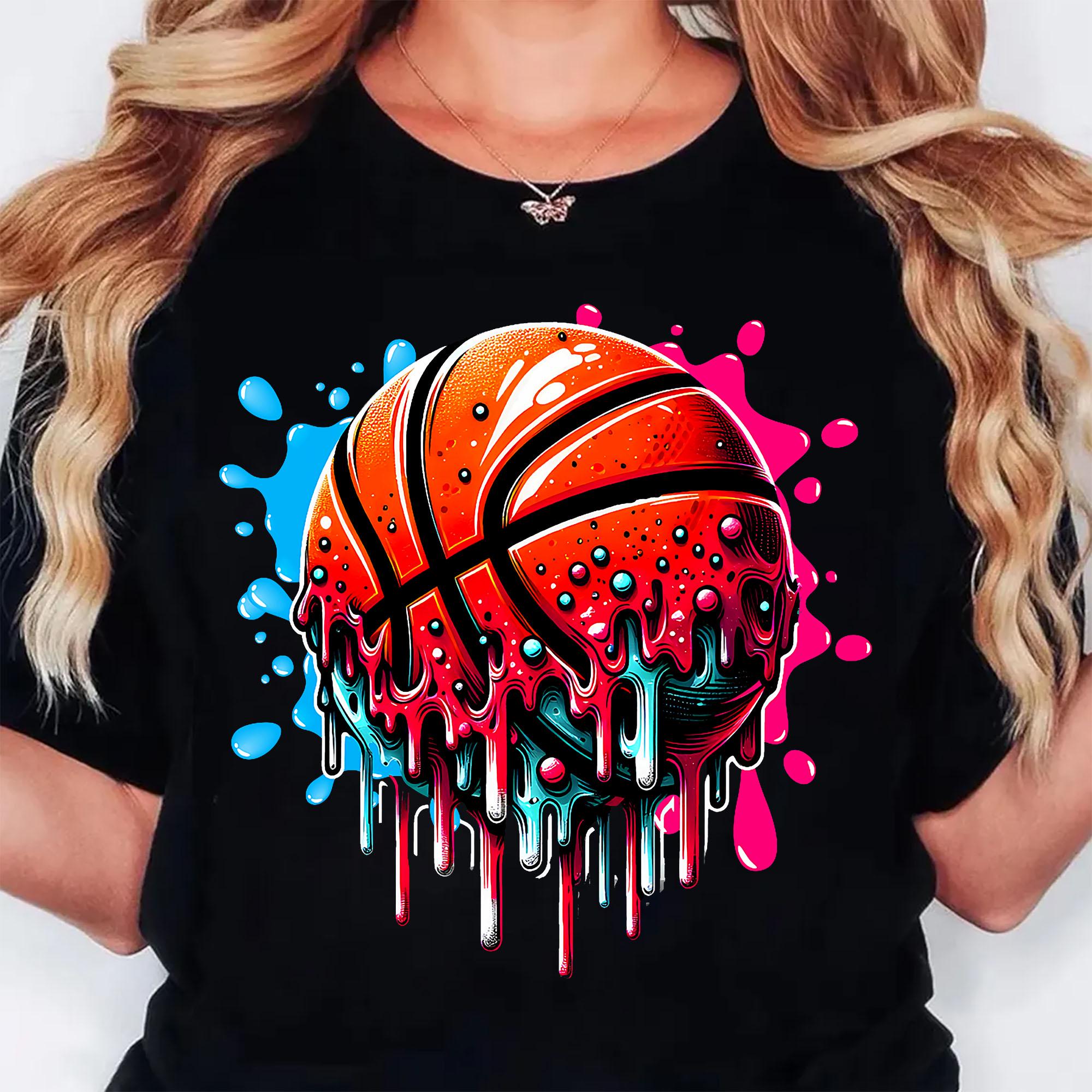 Basketball Drip Png Bundle, Basketball Drip PNG, Basketball T-shirt ...