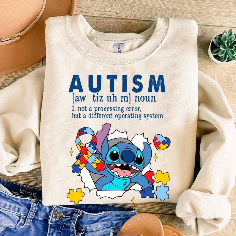 Autism Awareness Noun Png, Lio and Stitch Autism Shirt Design Png, in ...