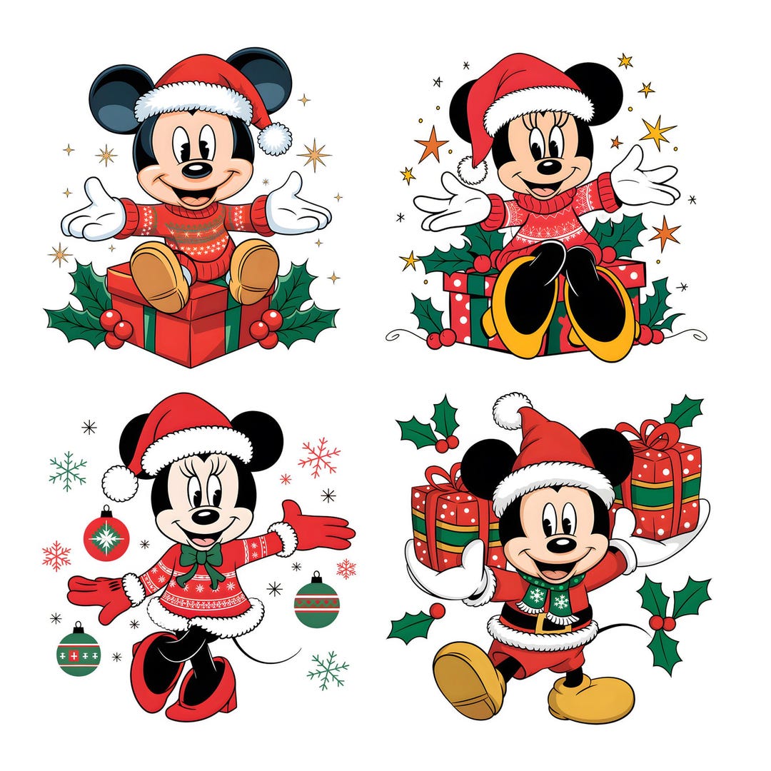 Kids Cartoon Christmas PNG Bundle, Kids Cartoon Christmas, Png Clip Art ...