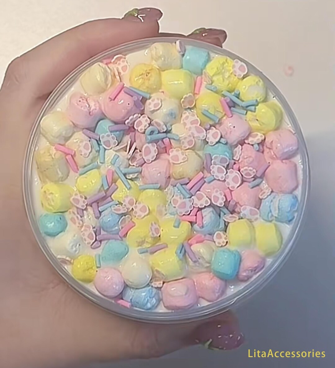 Cat Claw Slime Shiny Slime Clear Slime Fluffy Slime Scented Slime Stuffed Slime Soft Slime Fake ...