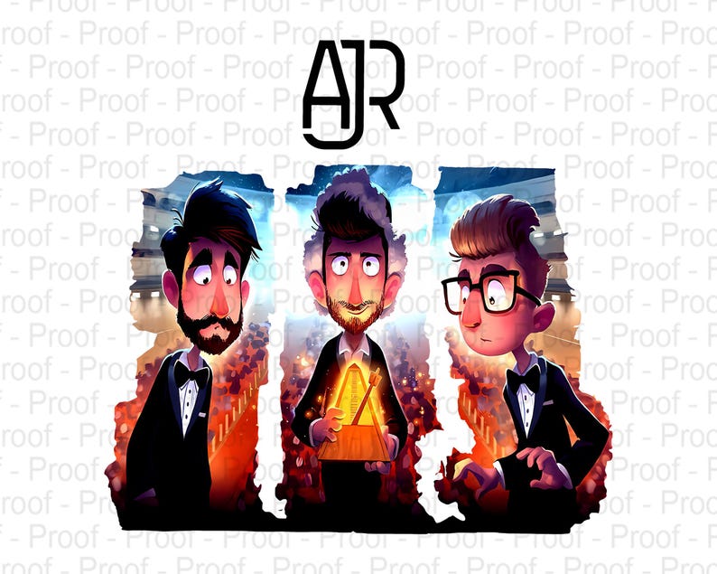 AJR Band PNG, the Click Album PNG, A.J.R Members Chibi Png, A.J.R Band ...
