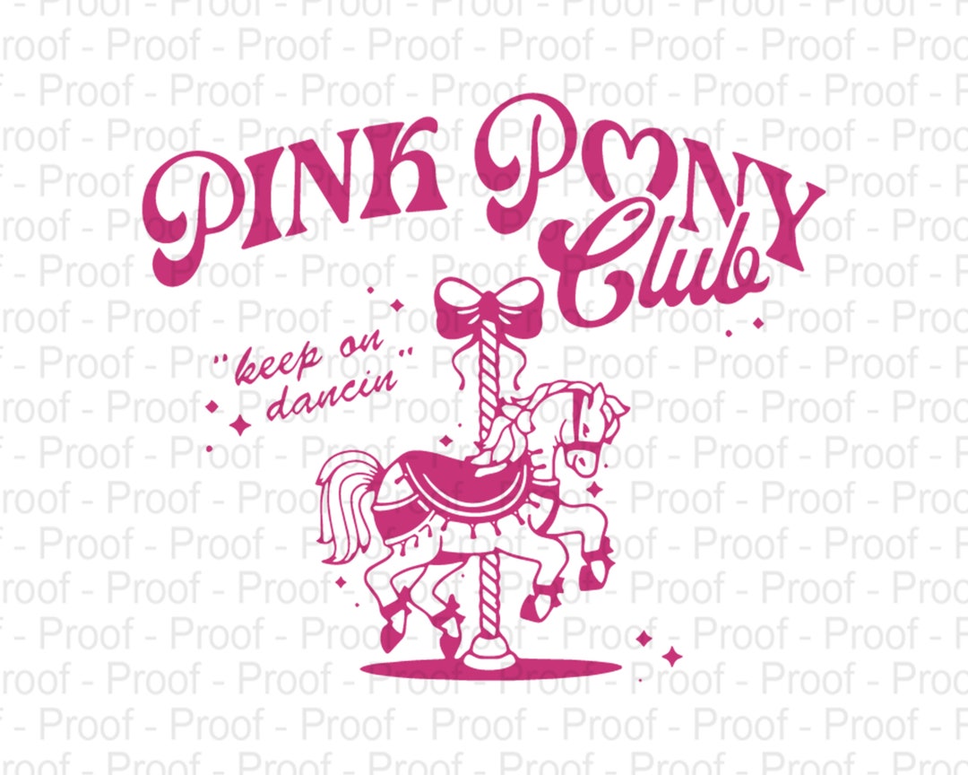 Pink Pony Club SVG PNG / Trendy File for Creators / Chappell Inspired ...