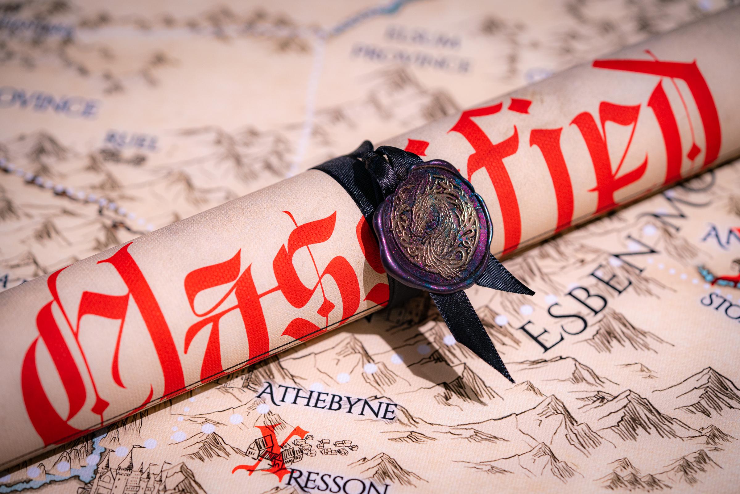 The Continent Map, Fourth Wing General Sorrengail's Map-rebecca Yarros ...