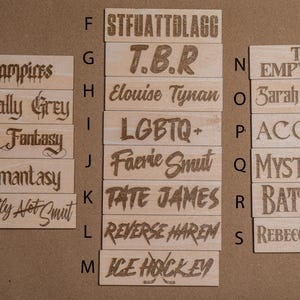 Bookshelf Labels- Custom Made to Decorate Your Shelves -magnetic ...