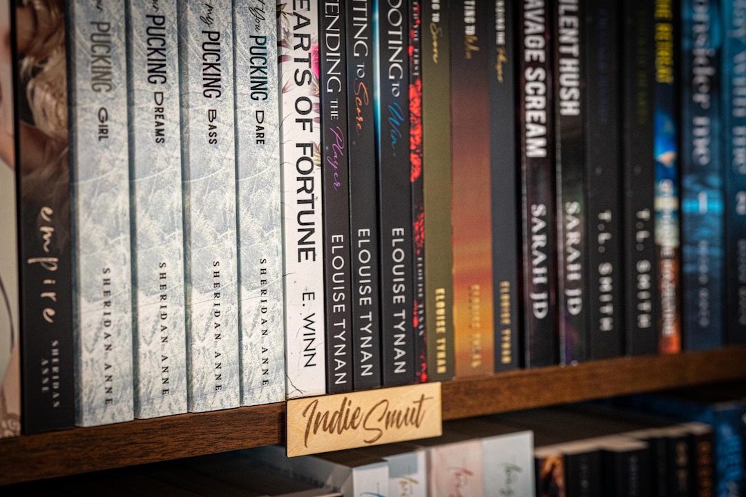 Bookshelf Labels- Custom Made to Decorate Your Shelves -magnetic ...