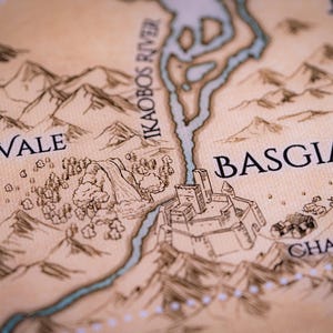 The Continent Map, Fourth Wing General Sorrengail's Map-rebecca Yarros ...