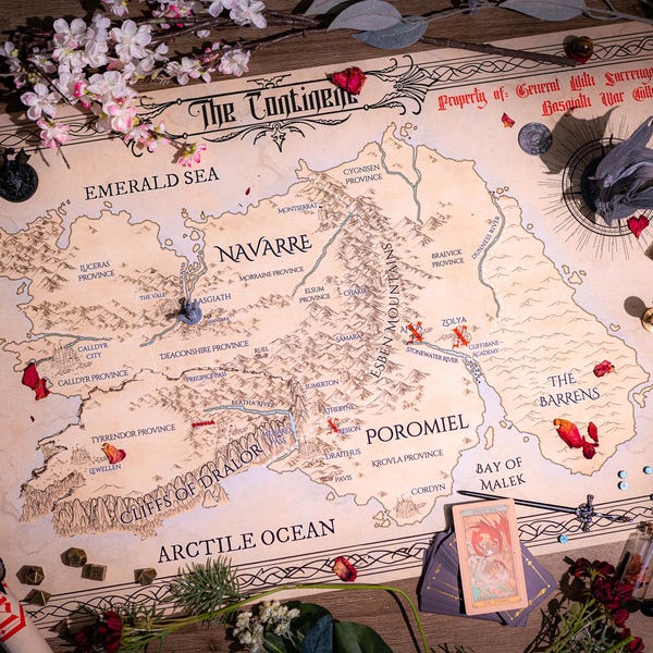 Fourth Wing Map - Etsy