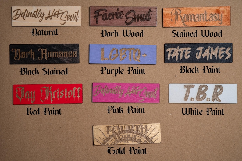 Bookshelf Labels- Custom Made to Decorate Your Shelves -magnetic ...