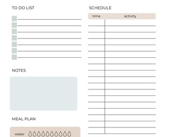Printable Shift Planner - Etsy UK