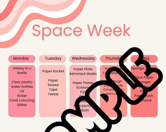 Book Week Example Program 5 Activities EYLF for FDC and LDC - Etsy