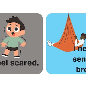 Break Cards and Feeling/emotion Cards for Elementary Students - Etsy