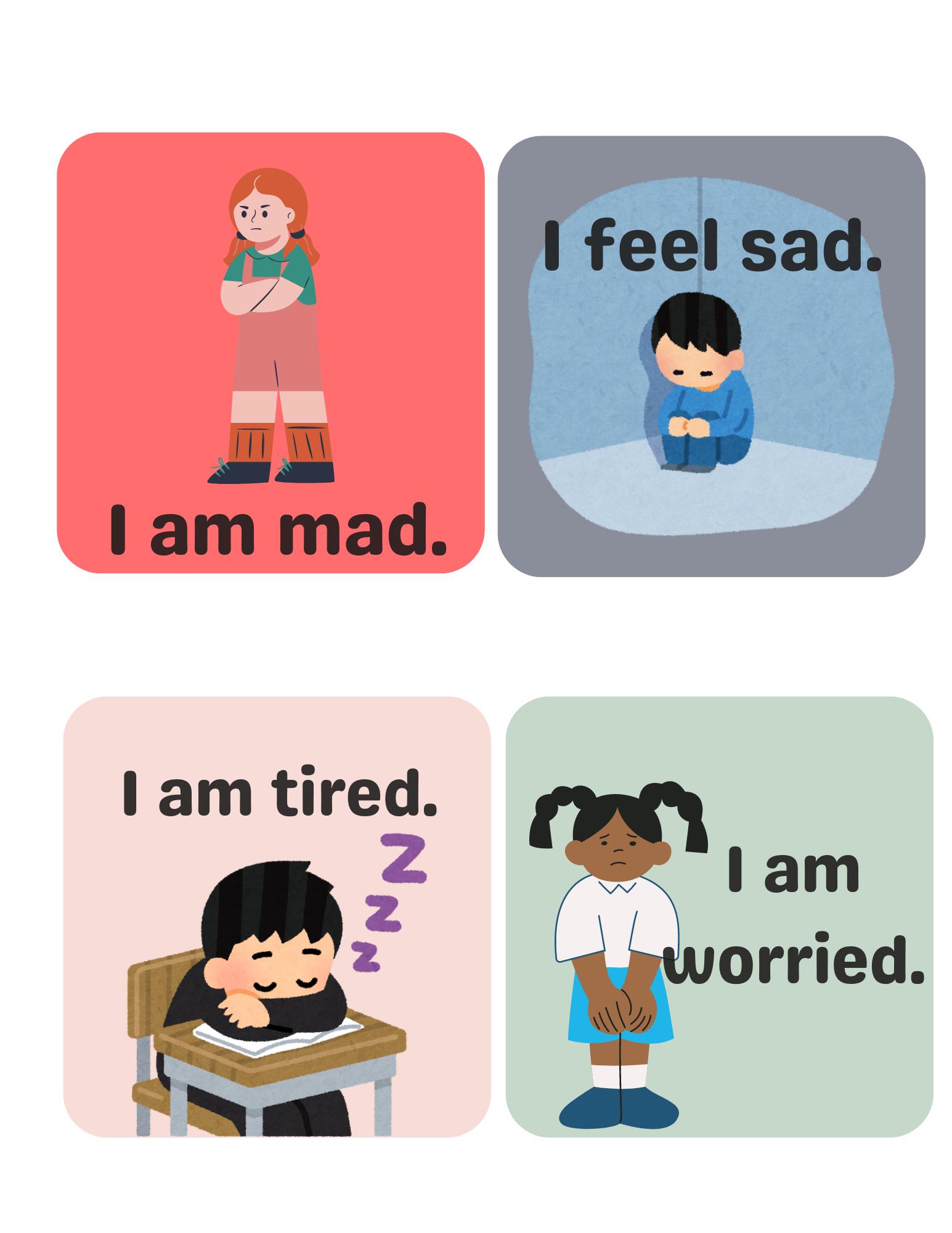 Break Cards and Feeling/emotion Cards for Elementary Students - Etsy