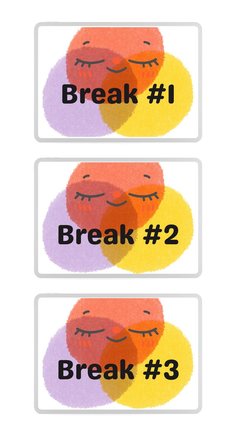 Break Cards and Feeling/emotion Cards for Elementary Students - Etsy