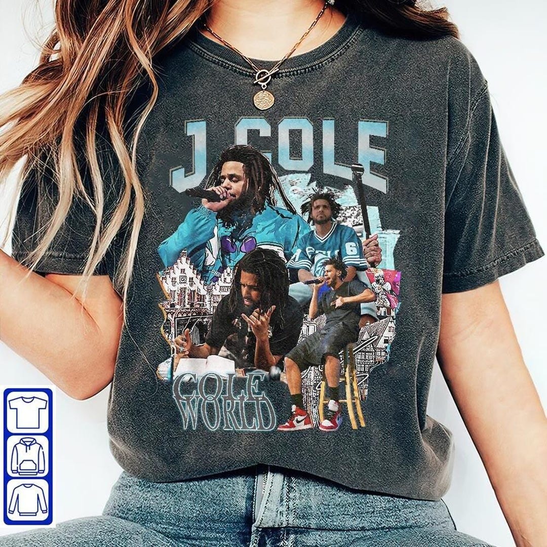 Vintage J Cole Tshirt, J Cole Tshirt, Rapper Shirt, Unisex T-shirt Sweatshirt Hoodie, Shirt for ...