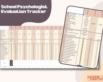 ASSESSMENT CHECKLIST | School Psychologist Caseload Spreadsheet ...