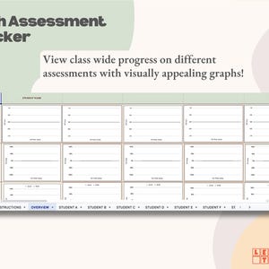Math Assessment Tracker: Student Progress Monitoring & Data ...