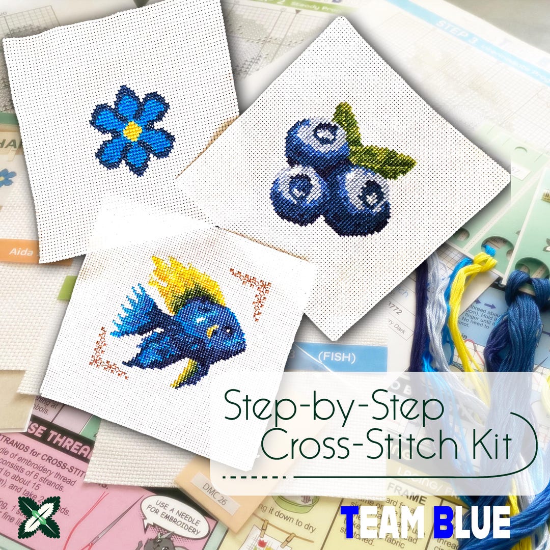Step-by-step Cross-stitch Kit for Beginners | Master Advanced Skills in ...
