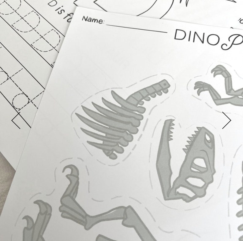 All About Dinosaurs Discovery Packet - Etsy