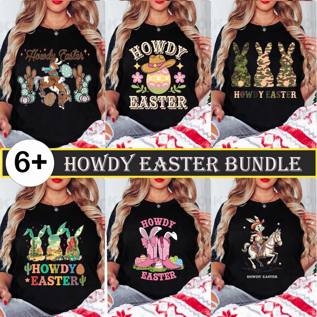 Howdy Easter Png Bundle, Cowboy Boots Easter Coquette Png, Western ...