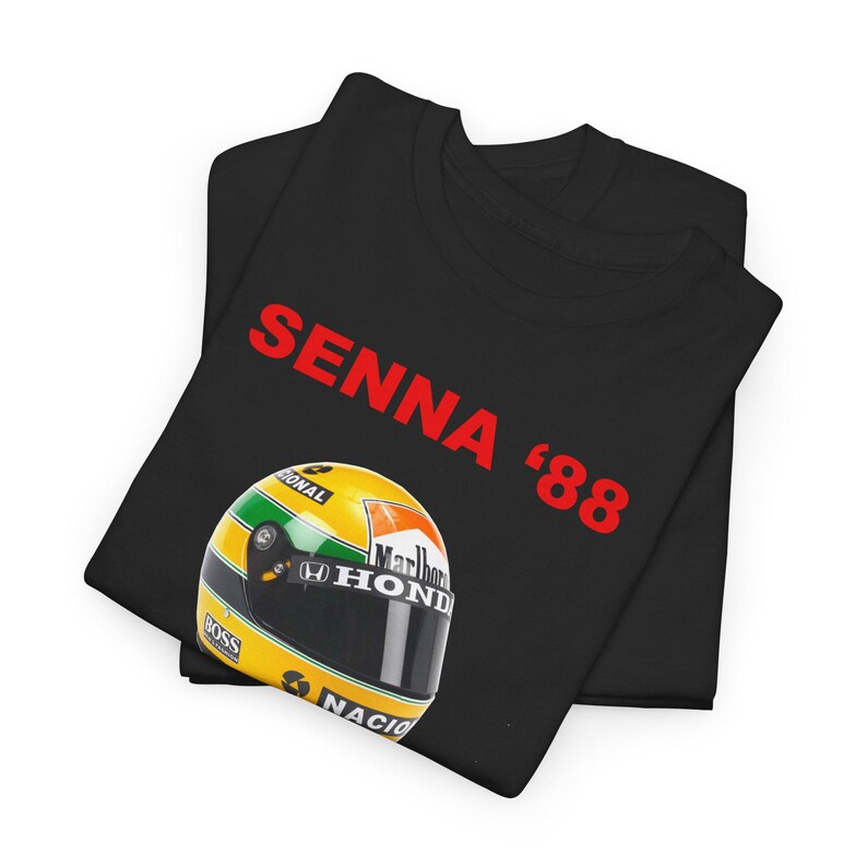Ayrton Senna '88 Tee Ayrton Senna Shirt, Formula 1 Shirt, F1 Merch ...