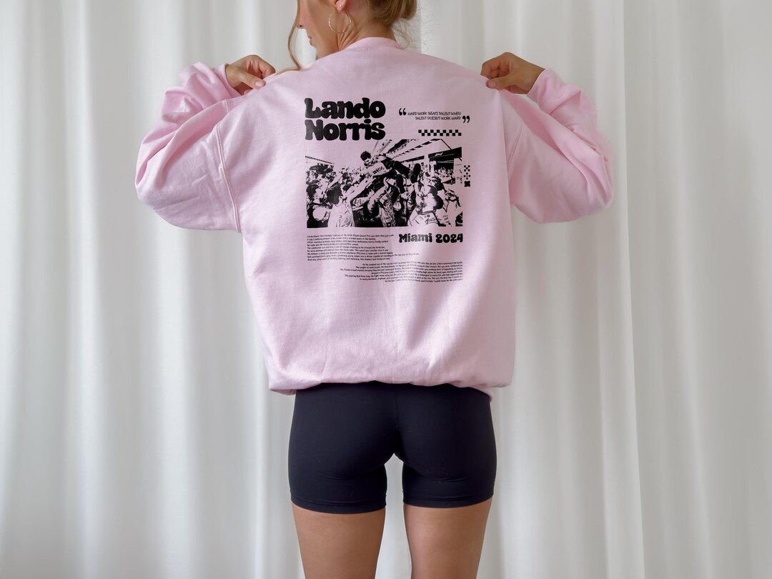 Lando Norris Miami GP Win Crew Neck Sweatshirt | Formula 1 Fan Gift ...