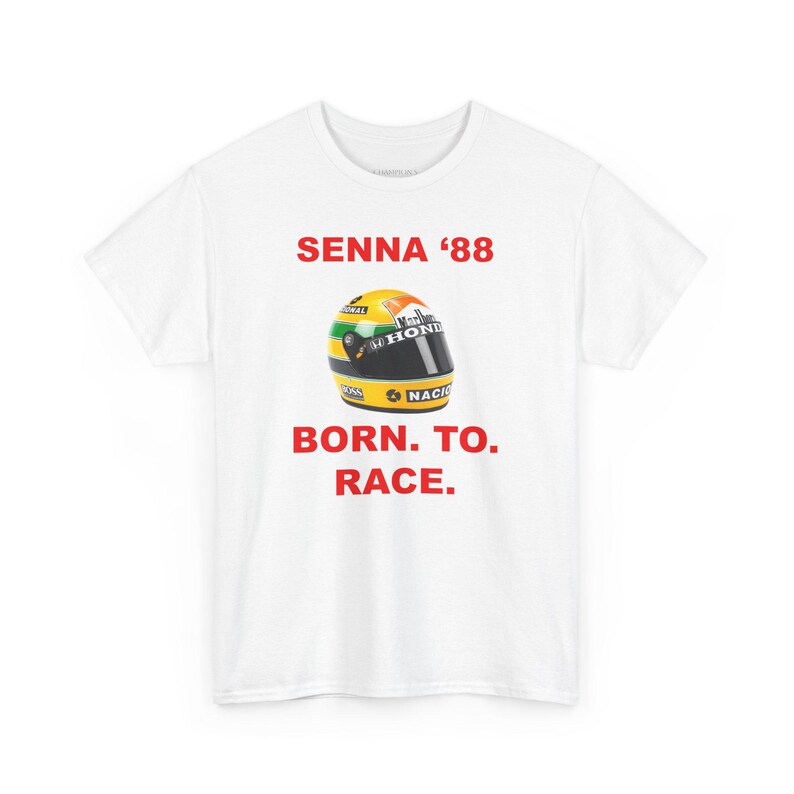 Ayrton Senna '88 Tee Ayrton Senna Shirt, Formula 1 Shirt, F1 Merch ...